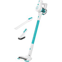 Hyundai Akku-Hand-und Stielstaubsauger "HYUVC938", blau (weiß, türkis), B:25cm H:109cm T:22cm, Akkusauger