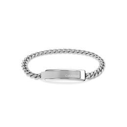 Armband Calvin Klein "Schmuck Edelstahl Armschmuck Panzerkette ICONIC ID" Armbänder Gr. Edelstahl, silberfarben (edelstahlfarben) Herren