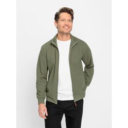 Sweatjacke Catamaran Gr. 44/46, grün (khaki) Herren Sweatjacken