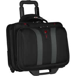 Business-Trolley Wenger "Granada" Gr. B/H/T: 42cm x 35cm x 25cm 24 l, schwarz (schwarz, grau, grau) Koffer Handgepäck-Koffer Reisegepäck mit 17,3-Zoll Laptopfach