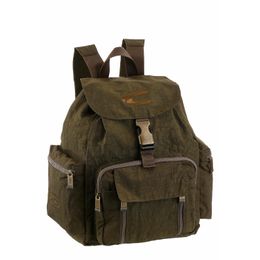 Rucksack Camel Active "Journey" Gr. B/H/T: 36cm x 34cm x 22cm, grün Rucksäcke aus leichtem robusten Nylon, funktional perfekt für alle Lebenslagen