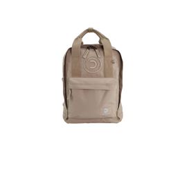 Wanderrucksack DISCOVERY "Cave" Gr. B: 13cm, beige, Kunstfaser, Rucksäcke, aus rPet Polyester-Material