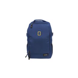 Cityrucksack National Geographic "Recovery" Gr. B: 22.00cm, blau Rucksäcke mit gepolstertem Laptopfach