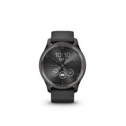 Fitnessuhr Garmin "VIVOMOVE TREND" Smartwatches schwarz (schwarz, schiefergrau)