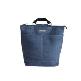 Laptoprucksack MARGELISCH "Amini 1" Gr. B/H/T: 30cm x 33cm x 13cm, blau (denim) Rucksäcke aus BSCI zertifizierter Produktion