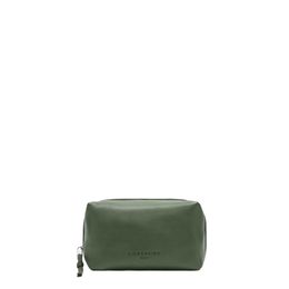 Kosmetiktasche Liebeskind Berlin "Pouchette Beauty HERA SHEEP NATURAL" Gr. B/H/T: 18 cm x 11 cm x 11 cm, grün (cypress green) Damen Taschen