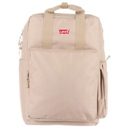 Levi's Cityrucksack LEVI'S Gr. B/H/T: 27cm x 45cm x 14cm, grau (taupe) Rucksäcke Freizeitrucksack, Schulrucksack, Arbeitsrucksack