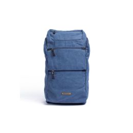 Laptoprucksack MARGELISCH "Rashmi 1" Gr. B/H/T: 29 cm x 49 cm x 15 cm, blau (denim) Rucksäcke BSCI zertifizierter Produktion