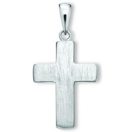 Kette mit Anhänger ONE ELEMENT "Kreuz aus 925 Silber" Halsketten Gr. Silber 925 (Sterlingsilber), silberfarben (silber) Damen Schmuckset - Set mit verstellbarer Halskette