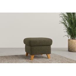 Polsterhocker Home Affaire "Trelleborg", gr&uuml;n (olive), B:58cm H:48cm T:58cm, 100% Polyester, Hocker, Polsterhocker, passend zur Serie "Trelleborg", incl. Stauraum