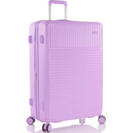 Hartschalen-Trolley Heys "Pastel, 76 cm" Gr. B/H/T: 51 cm x 76 cm x 30 cm 109 l, lila (lavender) Koffer Hartschalen-Koffer Reisegepäck TSA Schloss Volumenerweiterung