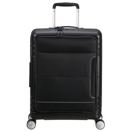 Handgepäck-Trolley American Tourister "HELLO CABIN, 55" Gr. B/H/T: 40 cm x 55 cm x 21 cm 36 l, schwarz (onyx black) Koffer Handgepäck-Koffer Reisegepäck TSA-Zahlenschloss