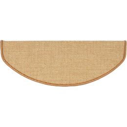 Stufenmatte my home "Natur", beige (natur), Teppiche, B: 23,5cm 15 St., 8mm, L: 65cm, Sisal, B:23,5cm H:8mm L:65cm