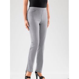 Stretch-Jeans Classic Basics Gr. 215, Extrakurzgrößen, grau (grey, denim) Damen Jeans