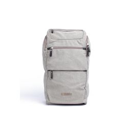 Laptoprucksack MARGELISCH "Rashmi 1" Gr. B/H/T: 29 cm x 49 cm x 15 cm, grau (grey) Rucksäcke BSCI zertifizierter Produktion