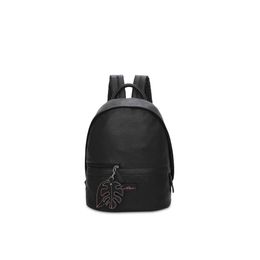 Cityrucksack Fritzi aus Preussen "Eco Fritzi07" Gr. B: 14 cm, schwarz Rucksäcke aus recyceltem und veganem Material