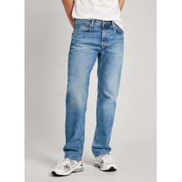 Loose-fit-Jeans Pepe Jeans "LOOSE JEANS" Gr. 33, Länge 34, blau (lt used rigid) Herren Jeans