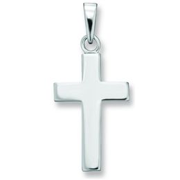 Kette mit Anhänger ONE ELEMENT "Kreuz aus 925 Silber" Halsketten Gr. Silber 925 (Sterlingsilber), silberfarben (silber) Damen Schmuckset - Set mit verstellbarer Halskette