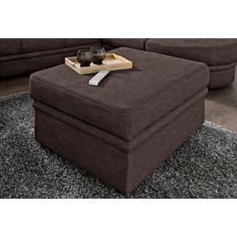 Sit & More Hocker SIT & MORE "Savoni" Gr. B/H/T: 100cm x 46cm x 65cm, Luxus-Microfaser ALTARA NUBUCK, braun Hocker mit Stauraum Polsterhocker Stauraumfach