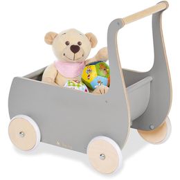 Puppenwagen Pinolino "Mette, grau" grau Kinder