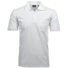 Poloshirt Ragman Gr. 8XL, weiß Herren Shirts