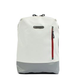 Laptoprucksack 7CLOUDS "Novis 7.1" Gr. B/H/T: 29 cm x 38 cm x 11 cm, blau (white, grey, blue) Rucksäcke mit recyceltem PET