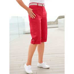 Caprihose Casual Looks Gr. 36, Normalgrößen, rot Damen Hosen