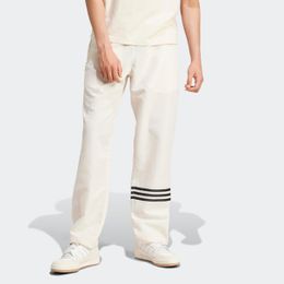 Sporthose adidas originals "NEU C WOV PT", Herren, Gr. L, N-Gr, weiß (wonder weiß), Obermaterial: 100% Polyester, sportlich, Hosen