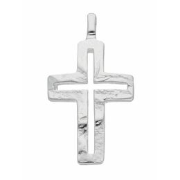 Adelia´s Ketten-Anhänger ADELIA´S "925 Silber Kreuz Anhänger" Schmuckanhänger Gr. Damen, Silber 925 (Sterlingsilber), silberfarben (silber) Damen Silberschmuck für & Herren