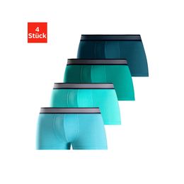 H.I.S. Hipster H.I.S Gr. XL, bunt (hellblau, türkis, mint, petrol) Herren Unterhosen Boxershorts aus Baumwollmischung