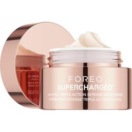 Feuchtigkeitscreme Foreo "SUPERCHARGED™ HA+PGA TRIPLE-ACTION INTENSE MOISTURIZER" Hautpflegemittel Gr. 50 ml, rosegold (rose gold)