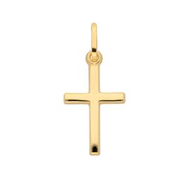 Adelia´s Ketten-Anhänger ADELIA´S "333 Gold Kreuz Anhänger" Schmuckanhänger Gr. Gelbgold 333, goldfarben (gold) Damen Goldschmuck für & Herren