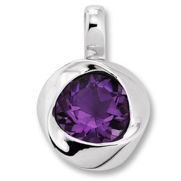 Ketten-Anhänger ONE ELEMENT "Amethyst Anhänger aus 925 Silber" Schmuckanhänger Gr. Silber 925 (Sterlingsilber), silberfarben (silber) Damen Silber Schmuck