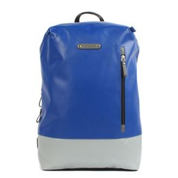 Laptoprucksack 7CLOUDS "Novis 7.1 B" Gr. B/H/T: 31 cm x 44 cm x 11 cm, blau (blau, grau) Rucksäcke mit recyceltem PET