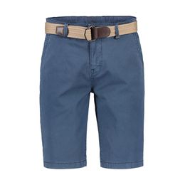 Bermudas Lerros "Lerros Chino-Bermuda für Herren" Gr. 6XL, extraweit, blau (storm blue) Herren Hosen