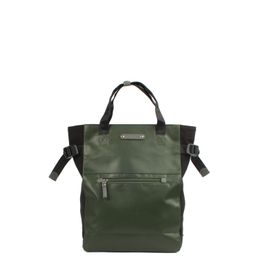 Cityrucksack 7CLOUDS "Mendo 7.4" Gr. B/H/T: 27 cm x 37 cm x 9 cm, grün (junglegreen) Rucksäcke mit recyceltem PET