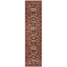 Teppich FLAIR RUGS "Gillingham" Teppiche Gr. B: 66 cm 1 St., 12 mm, L: 300 cm, rot Vintage Stil