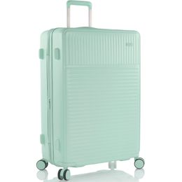 Hartschalen-Trolley Heys "Pastel, 76 cm" Gr. B/H/T: 51 cm x 76 cm x 30 cm 109 l, grün (mint) Koffer Hartschalen-Koffer Reisegepäck TSA Schloss Volumenerweiterung