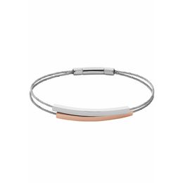 Armband Skagen "ELIN, SKJ1033998" Armbänder Gr. Edelstahl, rosegold (roségoldfarben, silberfarben) Damen