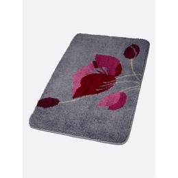 Badematte Hagemann Badematten Gr. rechteckig (60cm x 90cm),, grau (grau, mauve)