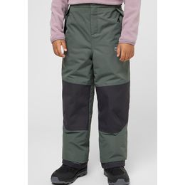 Schneehose Jack Wolfskin "ACTAMIC 2L INS PANTS K" Gr. 140, Normalgrößen, grün (slate, green) Kinder Hosen