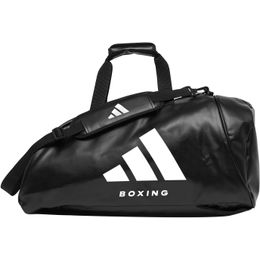 Sporttasche adidas Performance "2in1 Bag PU Boxing" Taschen Gr. B/H/T: 62 cm x 31 cm x 31 cm M, schwarz (schwarz, weiß)