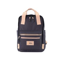 Cityrucksack National Geographic "LEGEND" Gr. B: 27.00cm, grau (anthrazit) Rucksäcke Mit gepolstertem Laptopfach