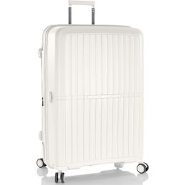 Hartschalen-Trolley Heys "AirLite, 76 cm" Gr. B/H/T: 50 cm x 76 cm x 31 cm 118 l, weiß (white) Koffer Reisegepäck groß Reisekoffer TSA Schloss Volumenerweiterung