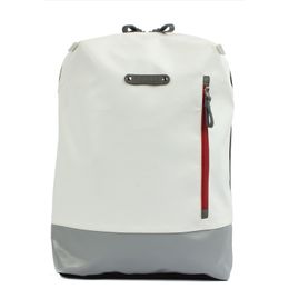 Laptoprucksack 7CLOUDS "Novis 7.1 B" Gr. B/H/T: 31 cm x 44 cm x 11 cm, blau (white, grey, blue) Rucksäcke mit recyceltem PET