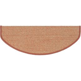 Stufenmatte my home "Natur" Teppiche Gr. B: 23,5 cm 15 St., 8 mm, L: 65 cm, rot (apricot)