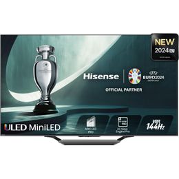 D (A bis G) HISENSE Mini-LED-Fernseher "75U7NQ" Fernseher 4KUHD, ULED, Mini LED Gr. 75, schwarz