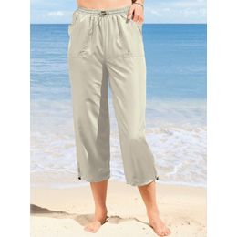 7/8-Hose Classic Basics Gr. 19, Kurzgrößen, grau (stein) Damen Hosen