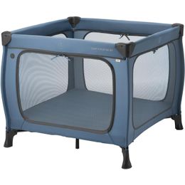 Baby-Reisebett hauck "Sleep N Play SQ, Set dark blue" Gr. Liegefläche B/L: 87cm x 87cm, kein Härtegrad, blau (dunkelblau) Baby Babybetten inklusive Schaumstoff-Matratze