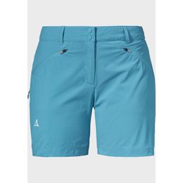 Schöffel Bermudas SCHÖFFEL "Shorts Hestad L" Gr. 42, Normalgrößen, blau (8225 - blau) Damen Hosen